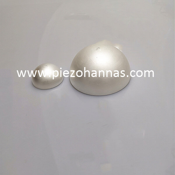 Pzt Material П'єзоелектрична кераміка Півсфера для п'єзоелектричних ...